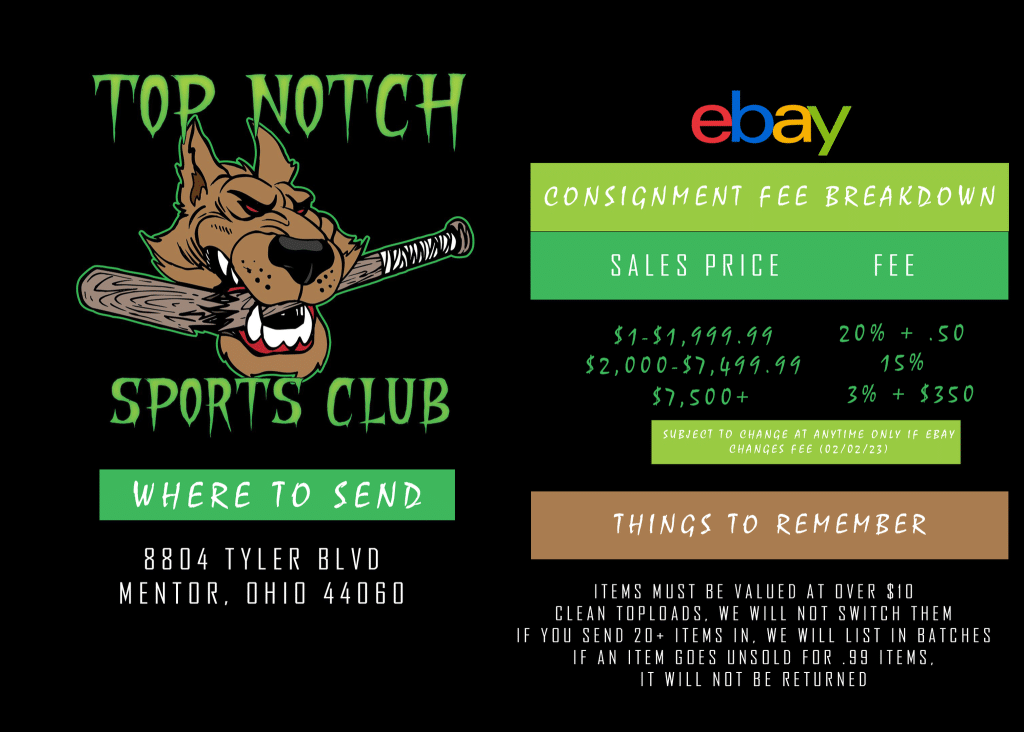 Consignment | Top Notch Sports Club